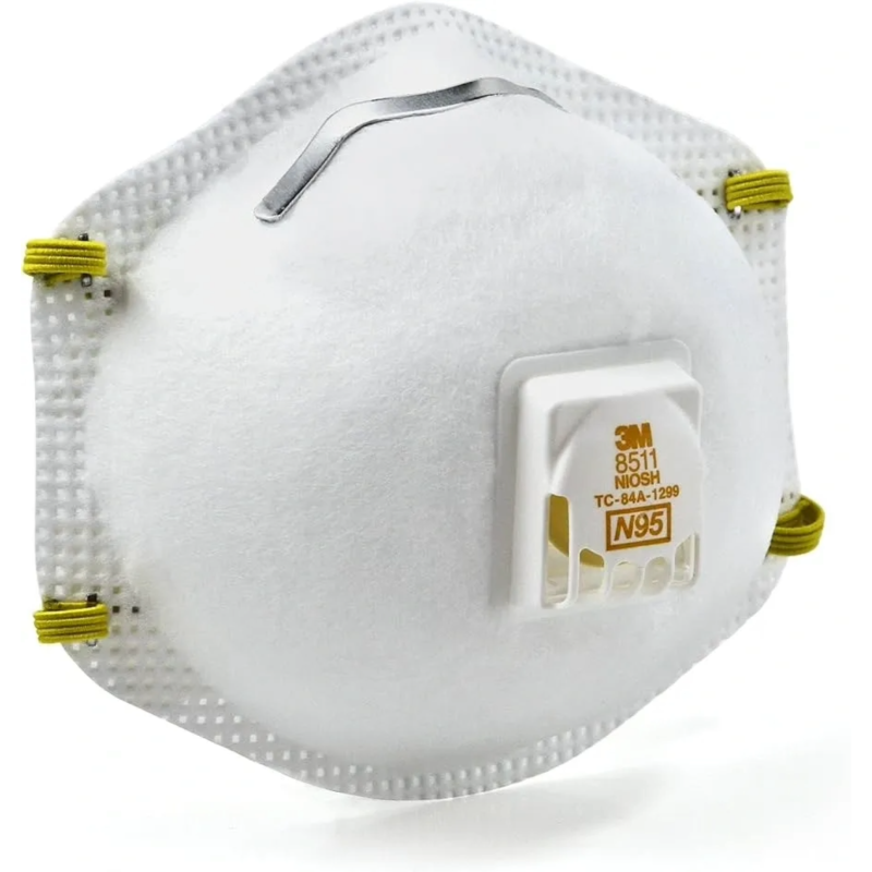 3M 8511 Cool Flow Respirator – New, 2 Count - safivex